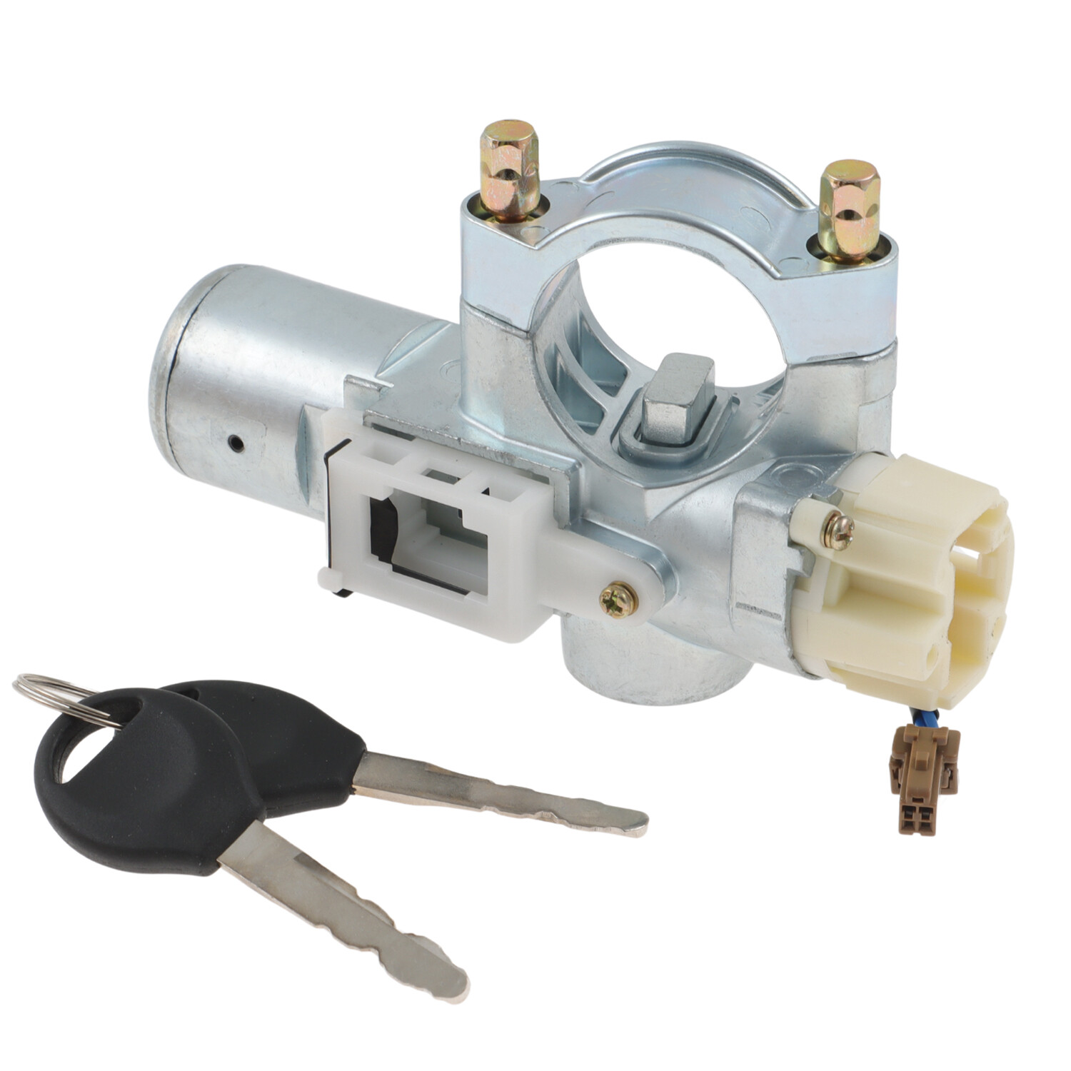 Engine Ignition Starter Lock Cylinder with Two Keys Fit for Nissan ...