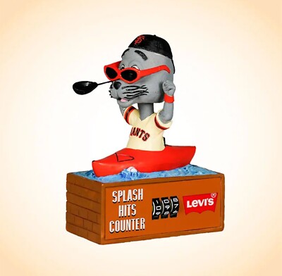 San Francisco Giants Lou Seal Splash Hits Counter Bobblehead 5/20/23 ...