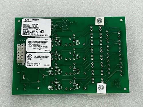 Simplex 4100-3206 8 Point 3 Amp AUX Relay Module ASSY 566403 Fire Alarm ...