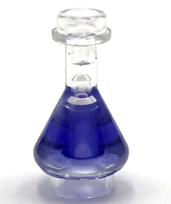 Lego New Trans-Purple Clear Minifigure Utensil Bottle Erlenmeyer ...