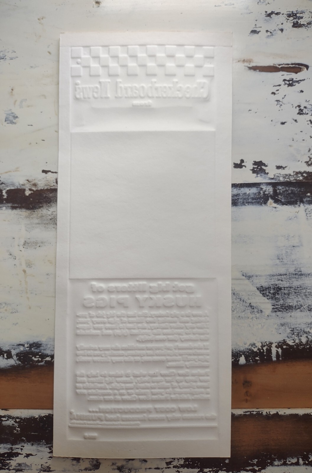 Vtg Lot of 4 Ralston Purina Wood Fiber Newspaper Mat Print Embossed ...