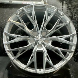 19x8.5 5x114.3 +35 MRR GF5 Wheels Silver Machined 19" Ground Force Rims ...