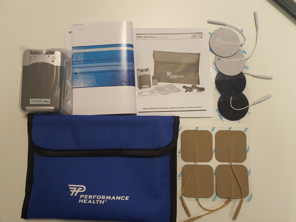 TPN 200 Plus Tens Machine 2 Channel NHS Physio Pain relief + 4 Extra ...
