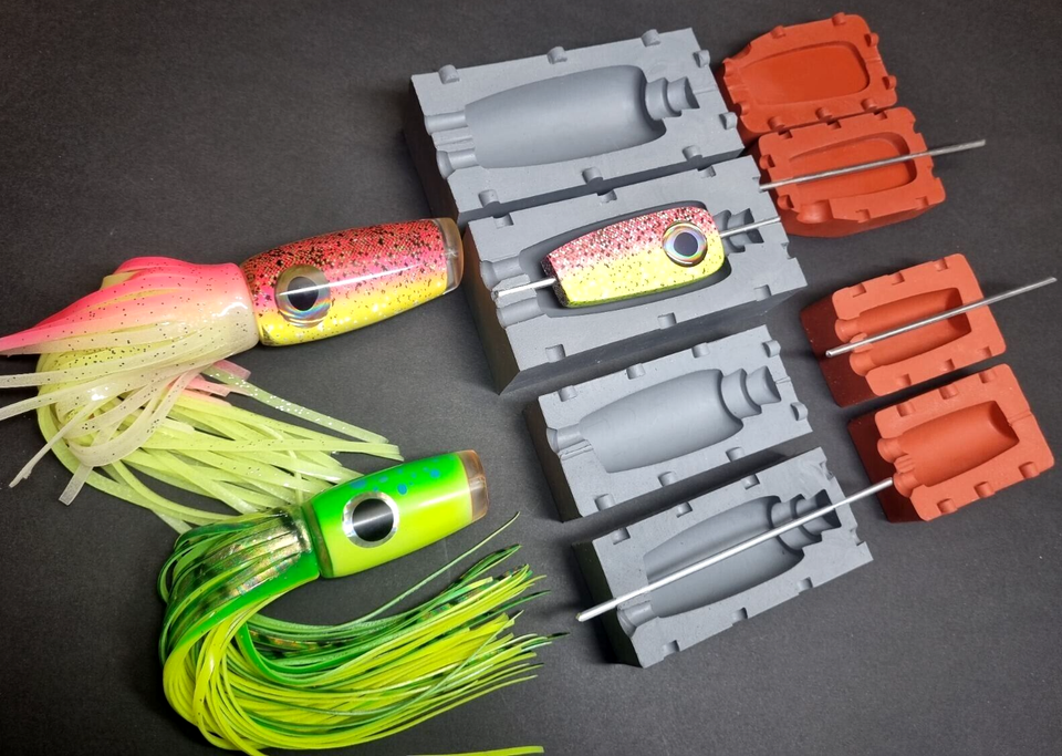 Three Kits for Large 300 g, 250 g, 190 g Trolling Lure Heads | eBay