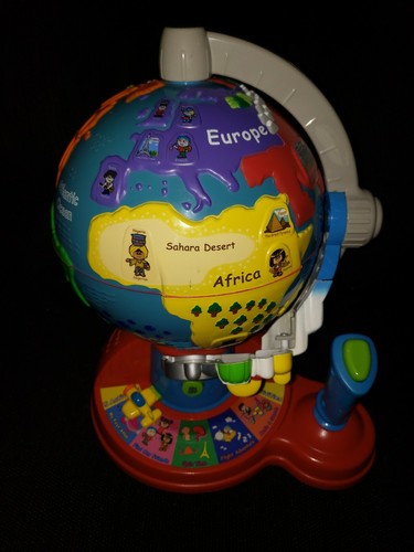 VTech Fly and Learn World Globe w/ joystick Children's Educational Toy ...