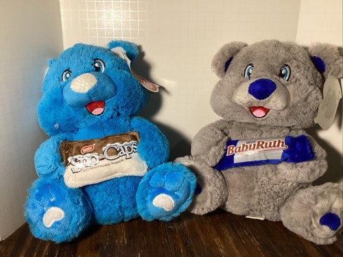 Nestle Baby Ruth & Sno Caps Plush Stuffed Teddy Bears 10” With Tags ...