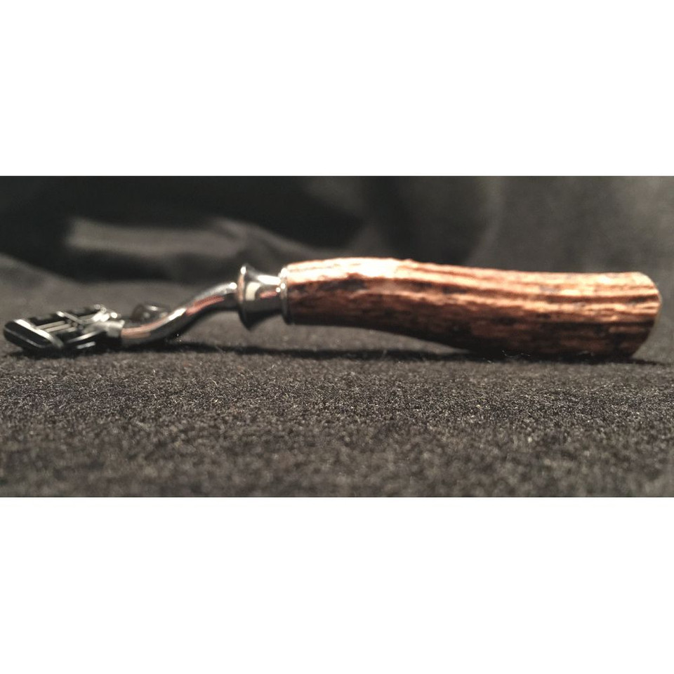 Custom Antler/Stag Handle Mach 3 Shaving Razor (Handcrafted in USA) | eBay