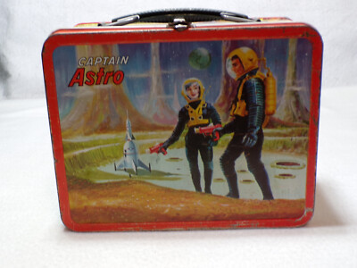 Vintage Ohio Art Captain Astro Metal Lunch Box, No Thermos. | eBay