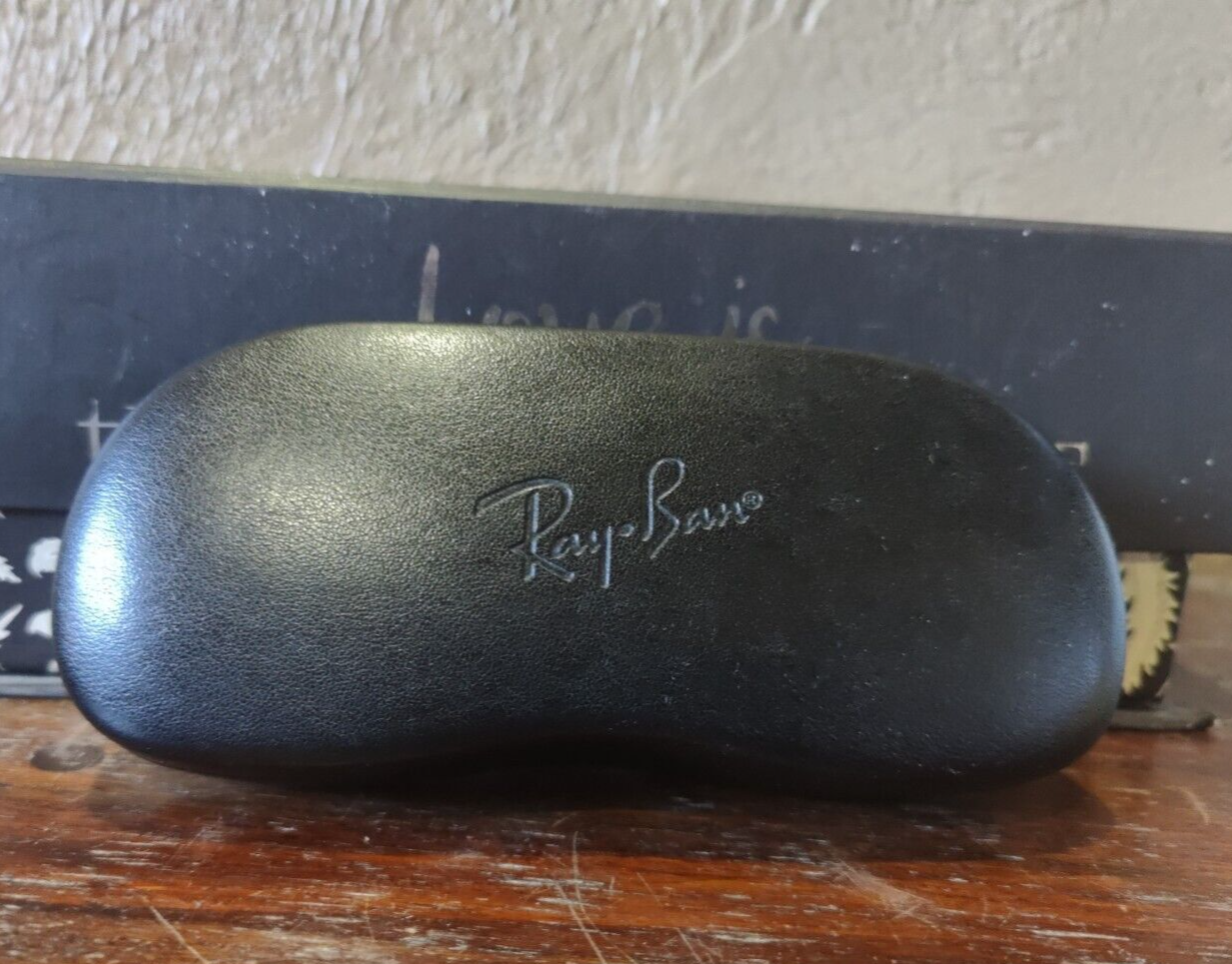 Ray Ban Hard Side Aviator Clamshell Eyeglasses Sunglasses Case 6.5" x 2 ...