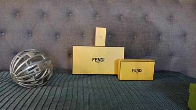 Empty Fendi Boxes & 2 Shopping Bags | eBay