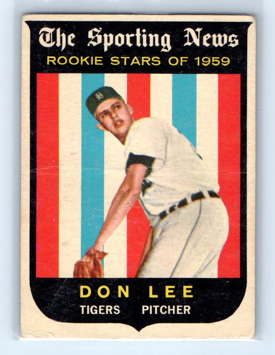 1959 Topps The Sporting News #132 Don Lee. Rookie Stars of 1959 Tigers ...