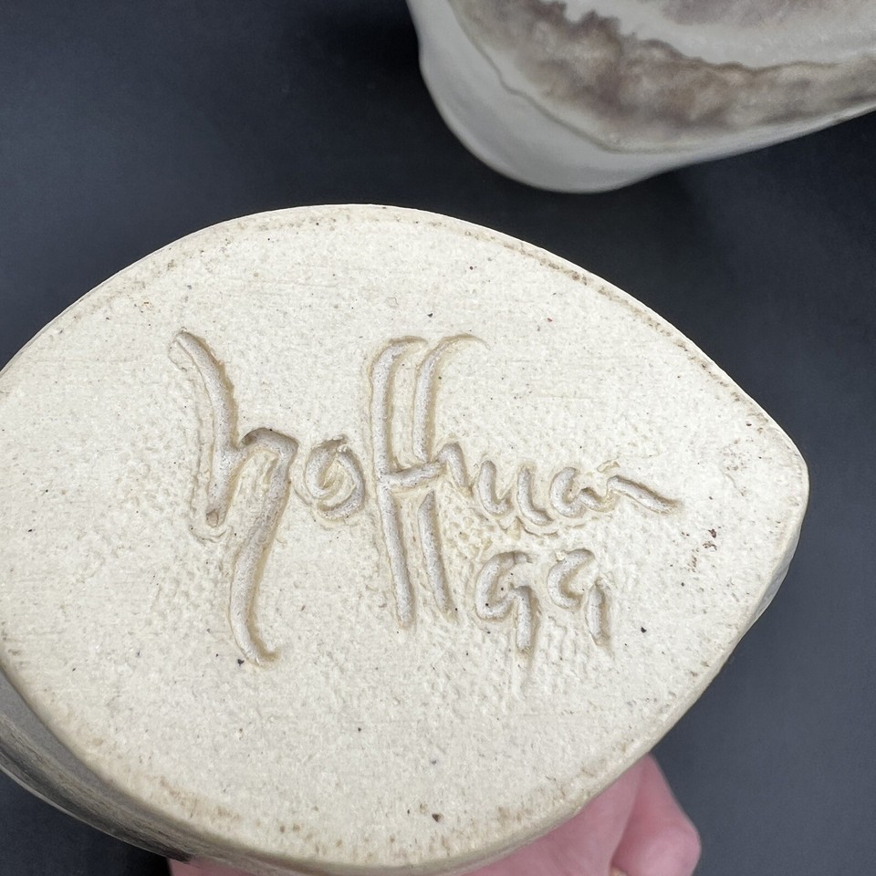 lot of 2 Hoffman Studio Art Pottery Vases Sherry & David Hoffman ...