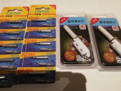 10x 425battery 2x flashing light Clip-on size 0.7mm-2.8mmtip$19 ...