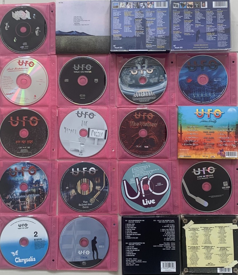 UFO- Studio Discography+Live (37 CD Lot) Saxon, Scorpions, NWOBHM ...