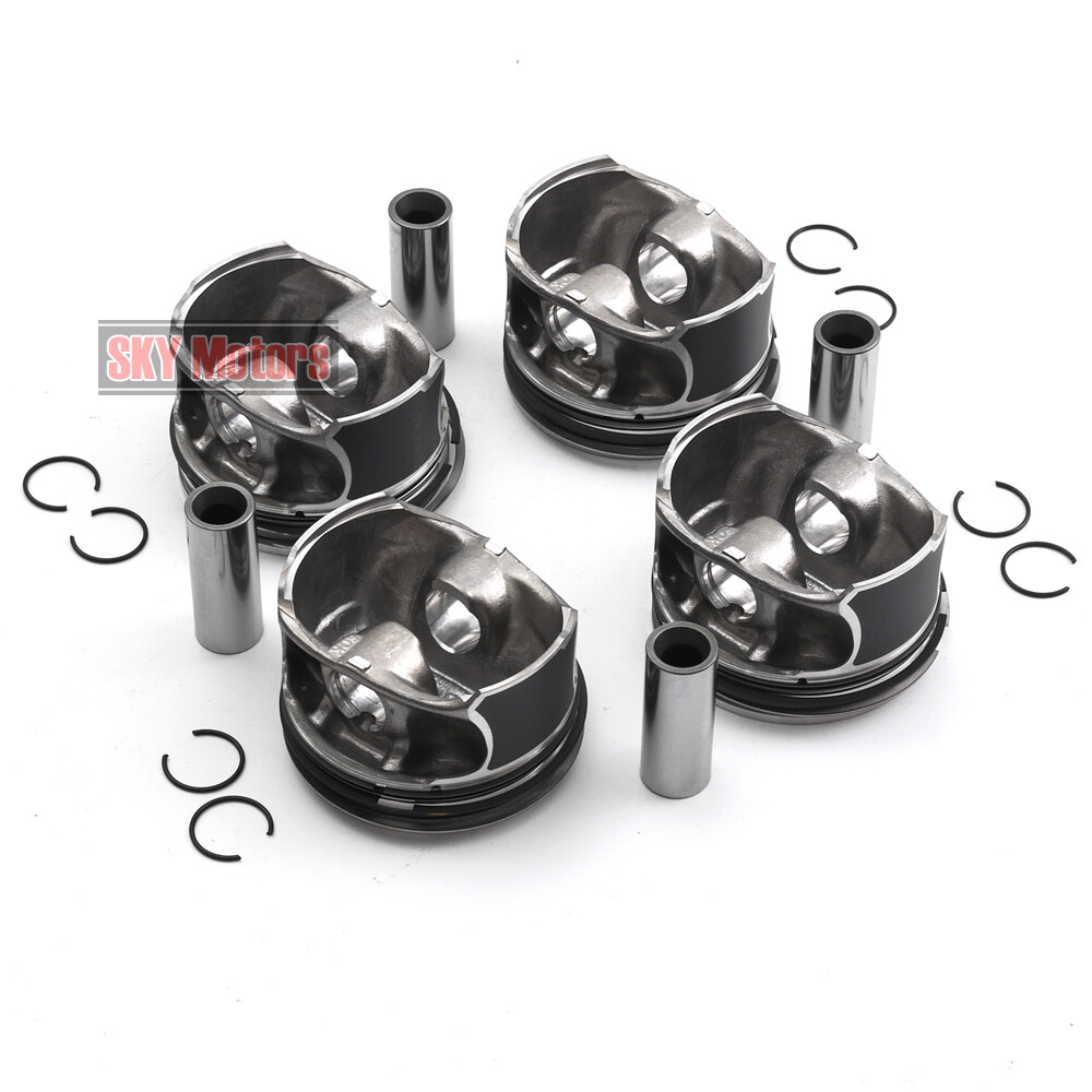 4pcs Pistons & Rings Set KS For 2.0 T Mercedes-Benz CLA250 B250 X117 ...