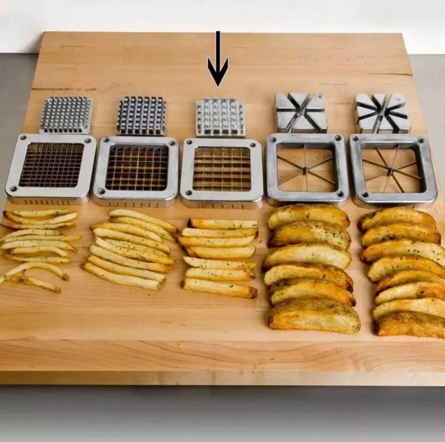 1/2" Commercial Potato French Fry Chopper Slicer Cutter Wedge Dicer ...