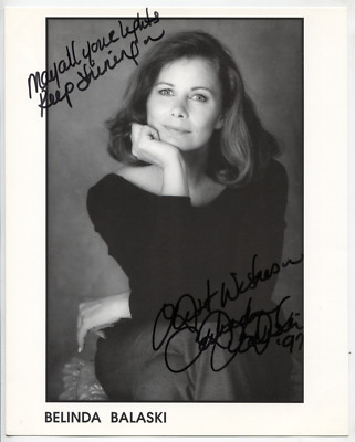 Belinda Balaski Actress Autographed 8x10 Photo w/COA WWE26-204 | eBay