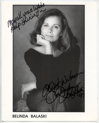 Belinda Balaski Actress Autographed 8x10 Photo w/COA WWE26-204 | eBay