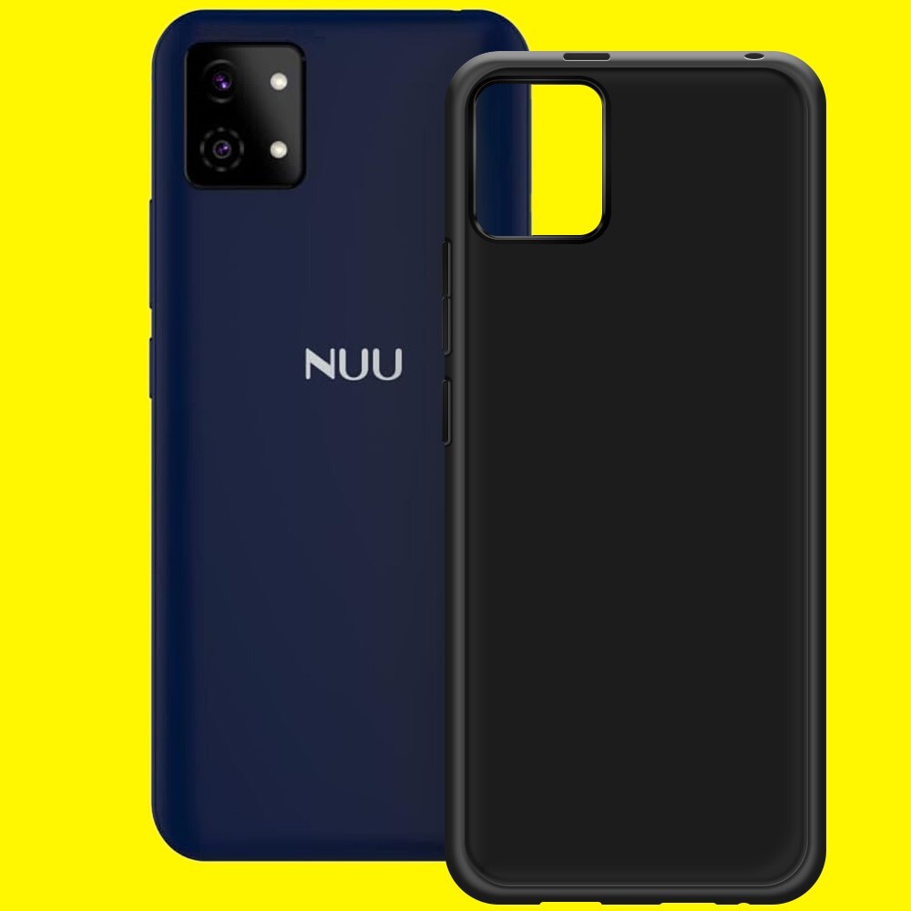 Large Power Silicone Gel Soft Black Cover Case for NUU Mobile A9L ...