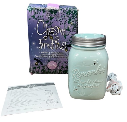 Scentsy 2014 Chasing FireFlies Full Size Wax Warmer Mason Jar | eBay