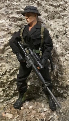1/6 Vietnam Dragon MACV SOG Special Forces Operator/Sniper w/Silence ...