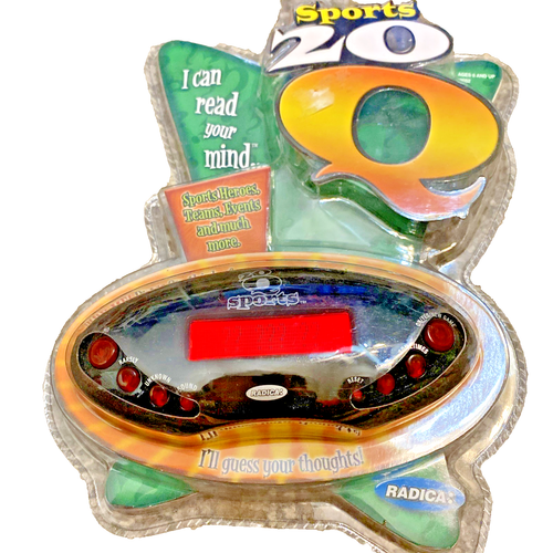 Radica SPORTS 20 QUESTIONS HAND-HELD Electronic Game Trivia 20Q Works ...