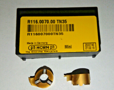 PH HORN SOLID CARBIDE INTERNAL GROOVE GROOVING INSERTS R116.0070.00 ...