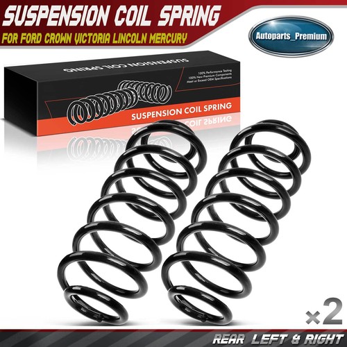 2x Rear Coil Springs for Ford Crown Victoria Lincoln Town Car 1994-2011 ...