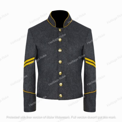 US Civil War Cavalry Richmond Corporal Shell Jacket Yellow Trim DDP ...