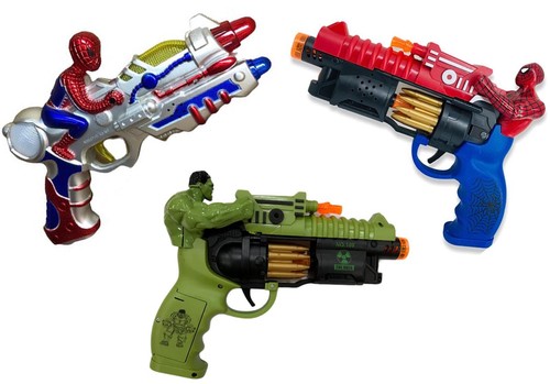 Spider-Man Hulk Toy Gun with Light & Sound | eBay