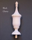 Wood bed post FINIAL 6 1/4" Oak Maple Cherry Mahogany Walnut #11 | eBay