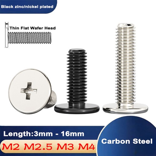 M2 M2.5 M3 M4 CM Phillips Ultra Thin Flat Wafer Head Screw Bolt Machine ...