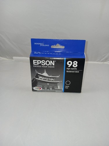 RESERVED Epson 98 Black Ink Cartridge T098120 High-Capacity Genuine NEW ...