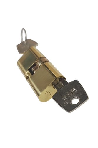 Papaiz Storm Door Lock Replacement Cylinder, Double or Single - Brass w ...