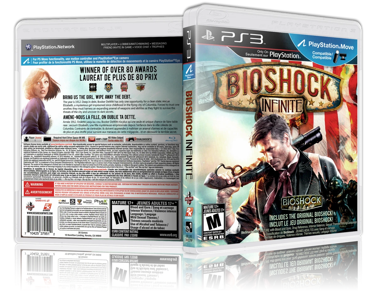 Bioshock Infinite Cover Ps3