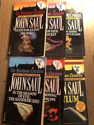 The Blackstone Chronicles 6 Book Lot John Saul Paperbacks Serial Terror ...