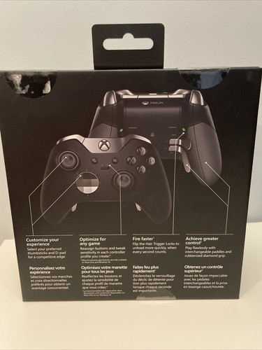 Microsoft Xbox Elite Wireless Controller - Black (HM3-00001) for sale ...