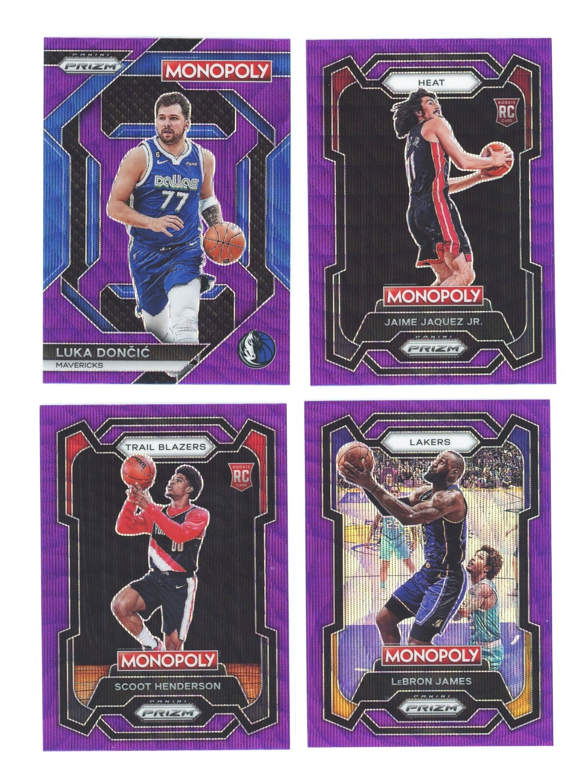 2023-24 Panini Prizm MONOPOLY PURPLE WAVE (BUY 3 GET 1 FREE) You Pick ...