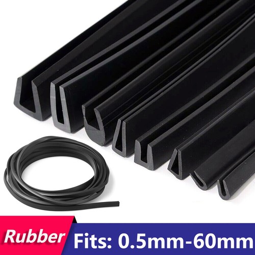 0.5mm-60mm Rubber U Channel Edging Trim Seal Strip Profile Edge ...