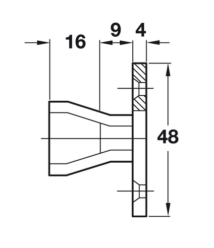 Keku Pack of 10 Push In AS Fitting Press Fit Panel Clips Kitchen Plinth ...