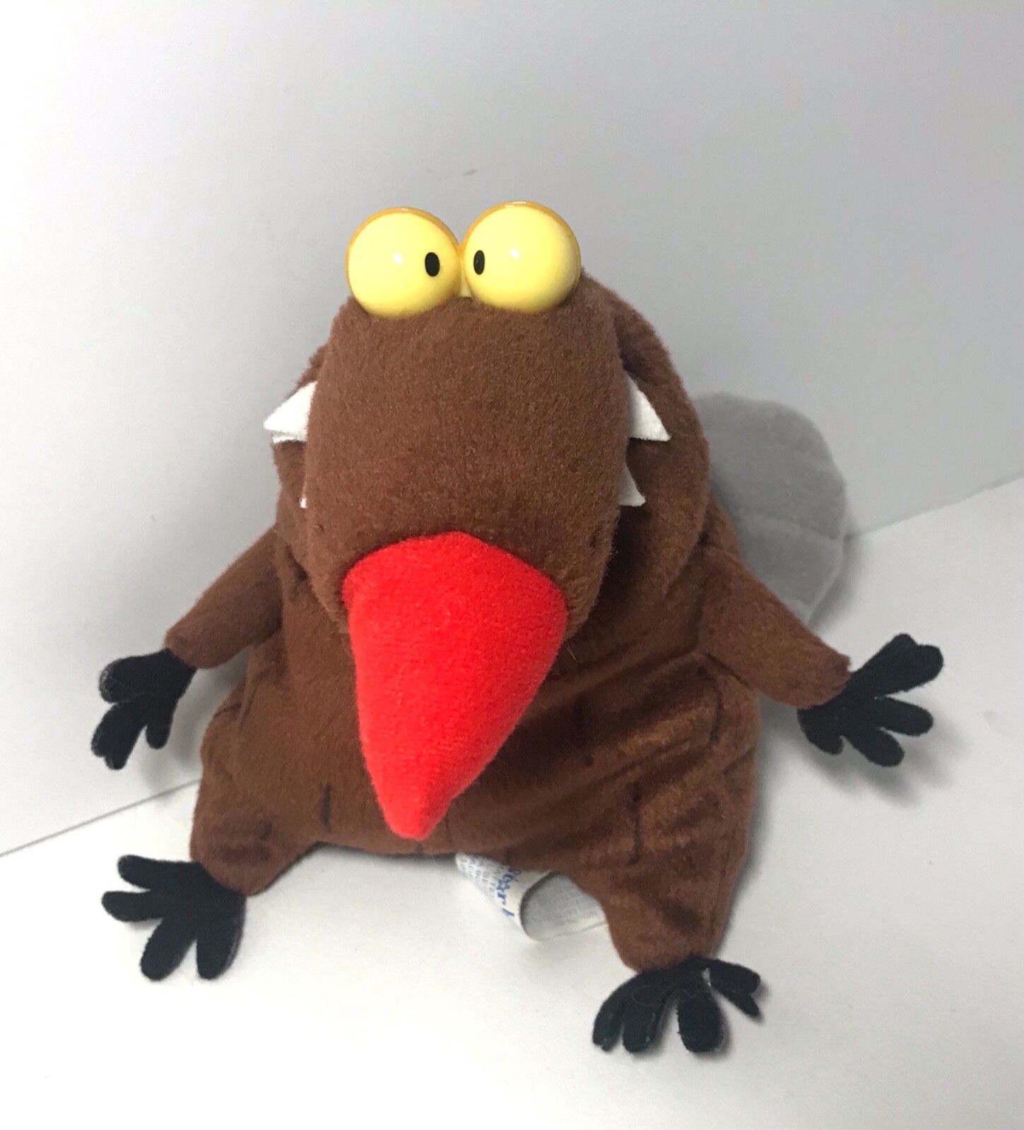 Vintage 1999 Star Bean Angry Beavers Daggett Beanbag Plush Toy ...