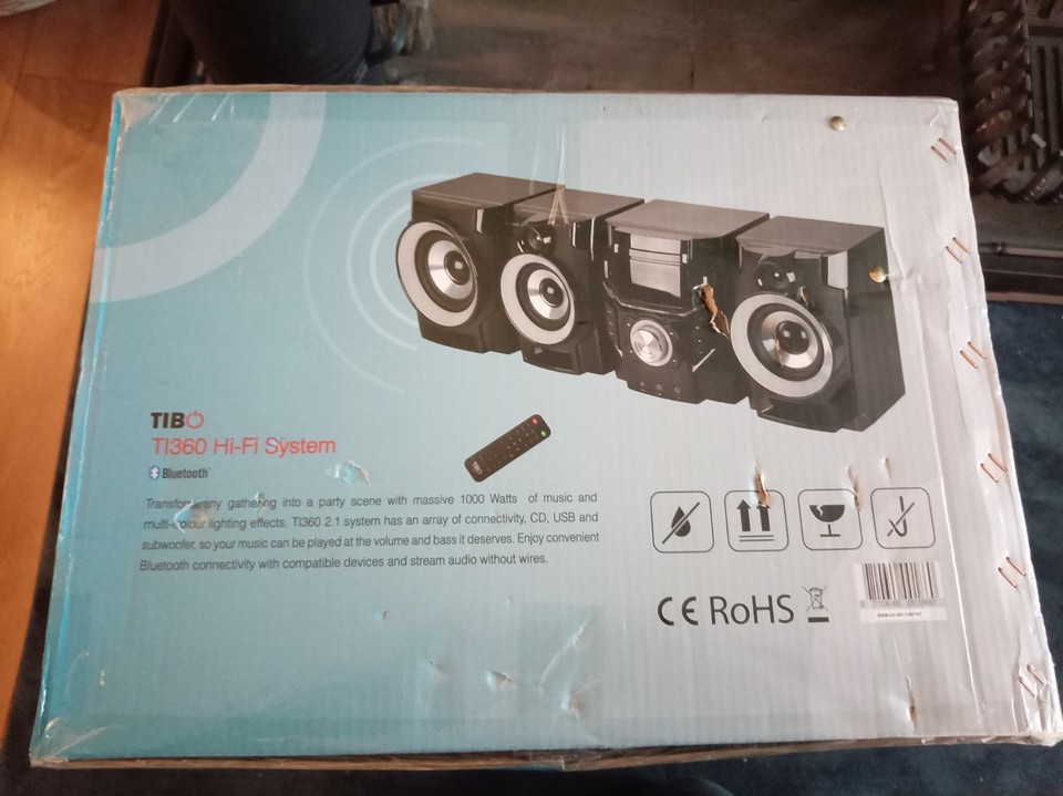 TIBO TI-360 Bluetooth Hi Fi System New | eBay UK