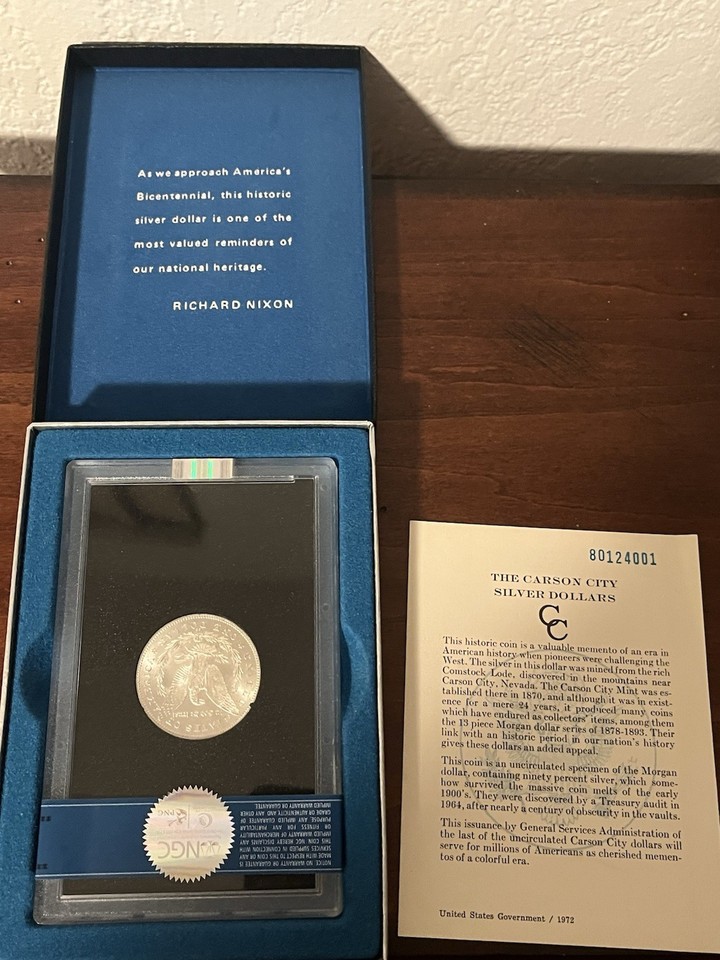 1880/79 CC Top-100 VAM-4 REV of 78 GSA Hoard Morgan Silver Dollar NGC ...