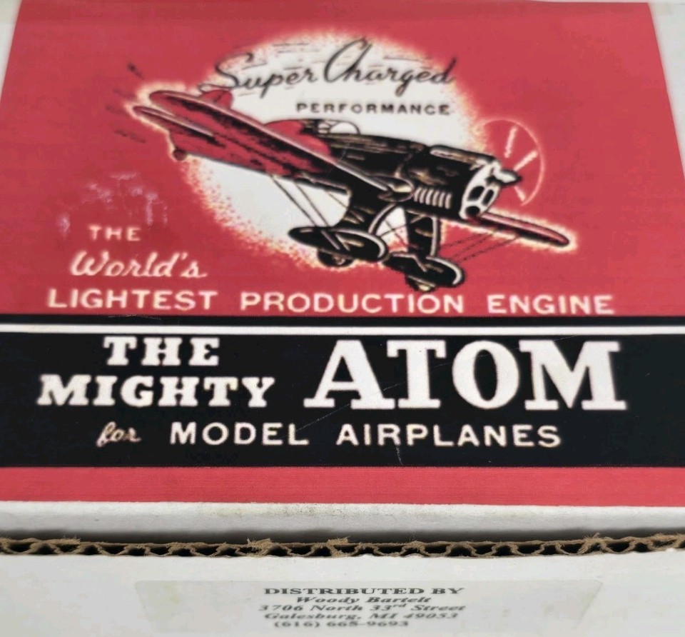 Microdyne Engines Woody Bartelt The Mighty Atom RC Engine For Model ...