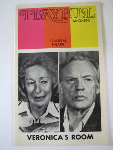 1973 Veronica's Room PLAYBILL Eileen Heckart Arthur Kennedy Regina Baff ...