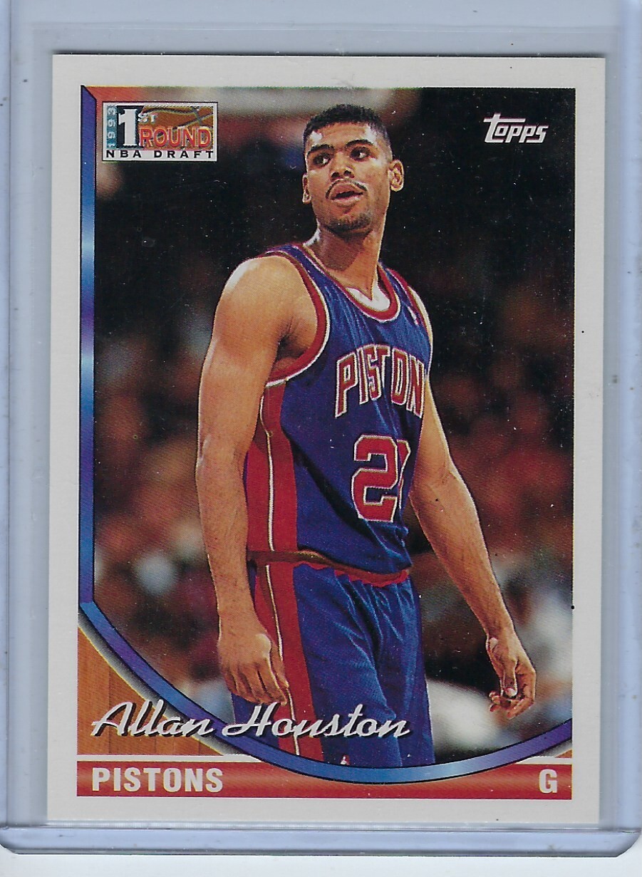 ALLAN HOUSTON ROOKIE 1993-94 TOPPS PISTONS KNICKS VOLUNTEERS | eBay