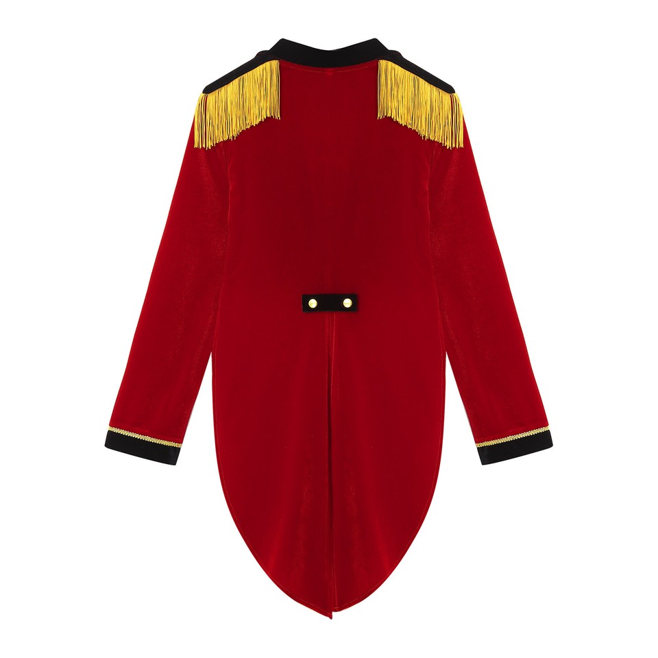 Womens Tailcoat Circus Show Stage Performance Coat Ringmaster Cosplay Costume | eBay