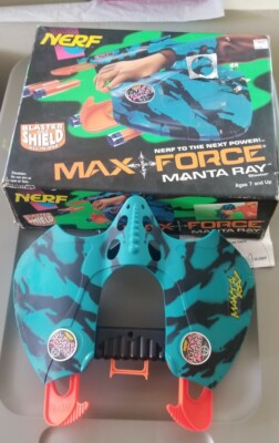 NERF Max Force Manta Ray Blaster With Box | eBay