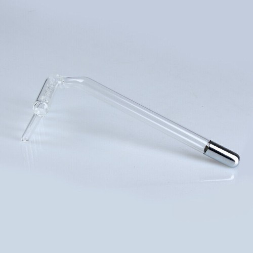 High Frequency Rake Electrode Wand Glass Tube Violet Orange Facial Skin ...