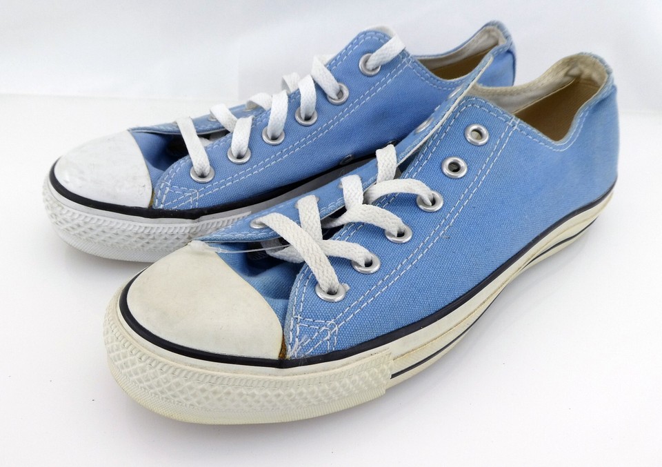 Converse Shoes Chuck Taylor All Star Ox Sky Blue Sneaker Mismatched 7/8 ...